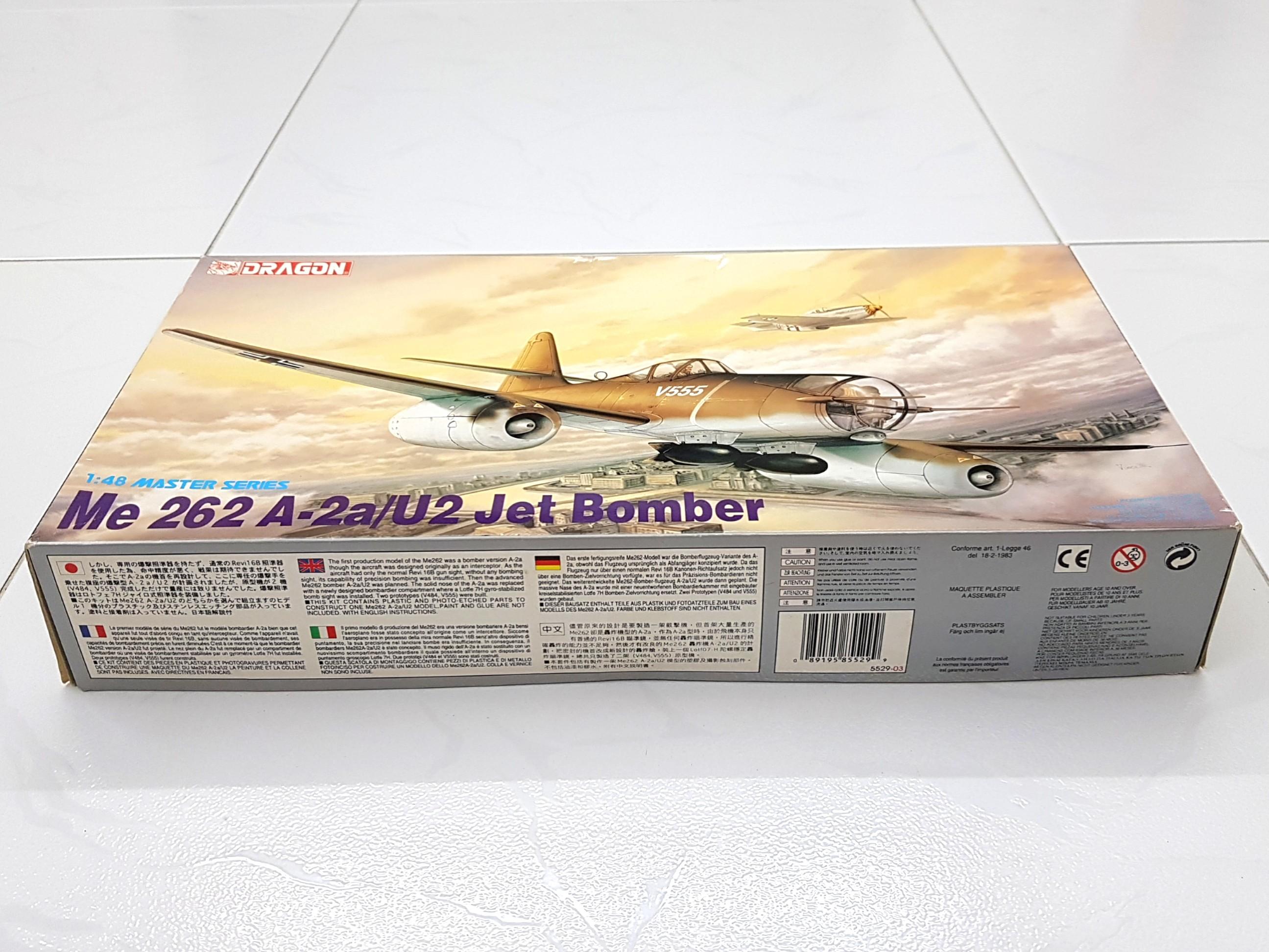 1/48 #5529 Dragon Master Series German Jet Me 262A-2a/U2 c/w Photoetch ...