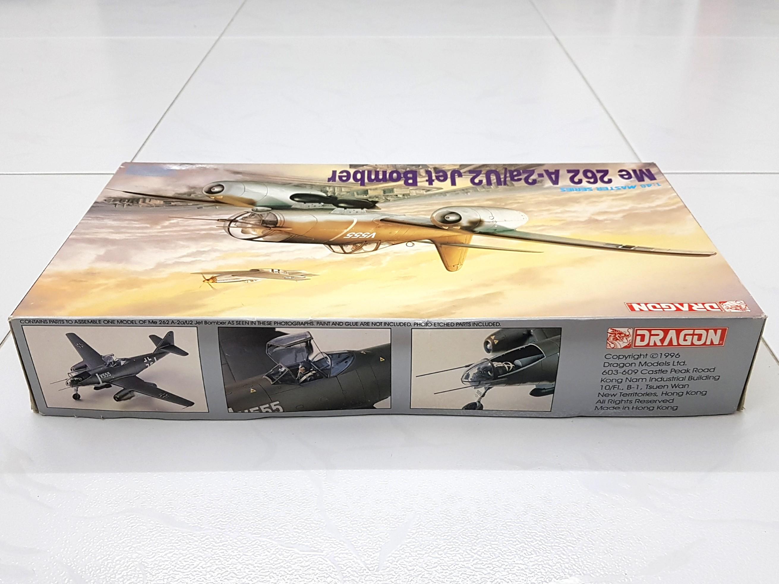 1/48 #5529 Dragon Master Series German Jet Me 262A-2a/U2 c/w Photoetch ...