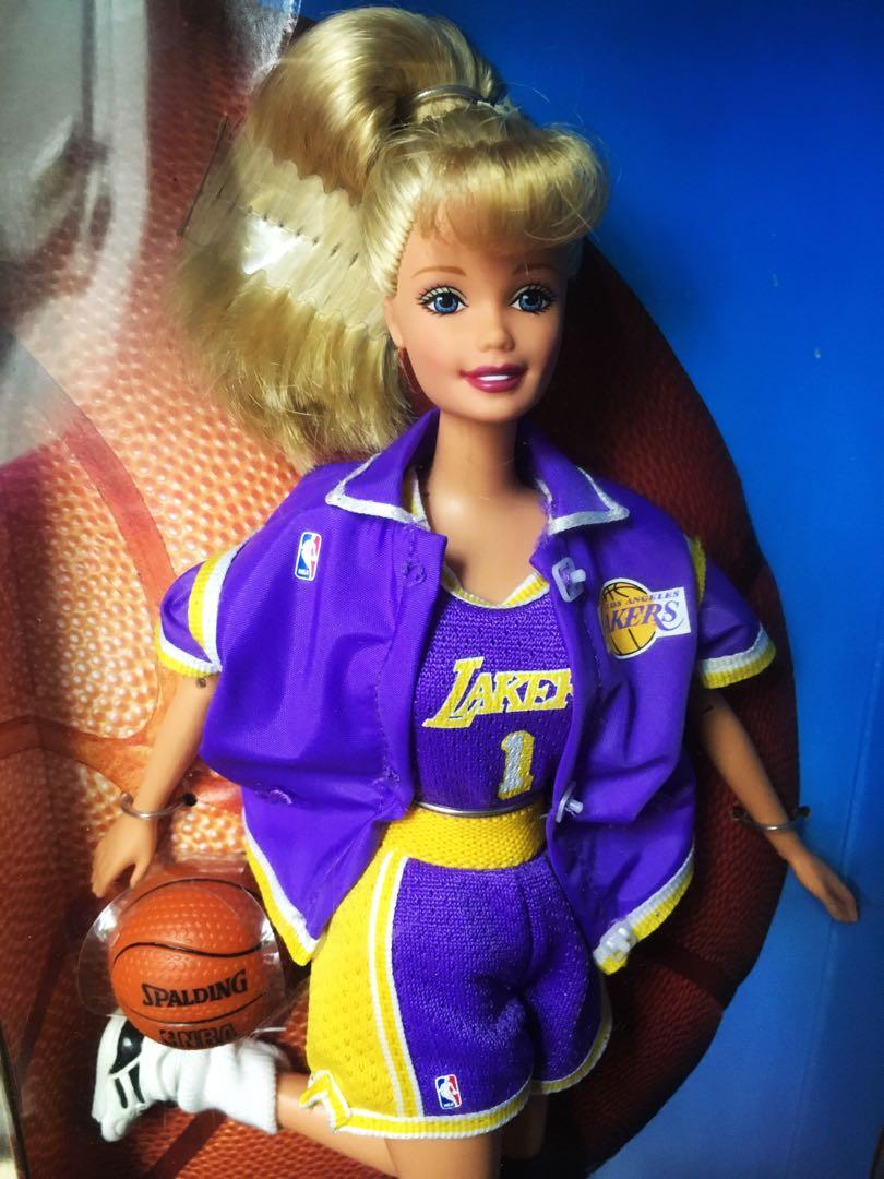 1998 L.A. LAKERS NBA Collectors Barbie, Hobbies & Toys, Toys & Games on ...