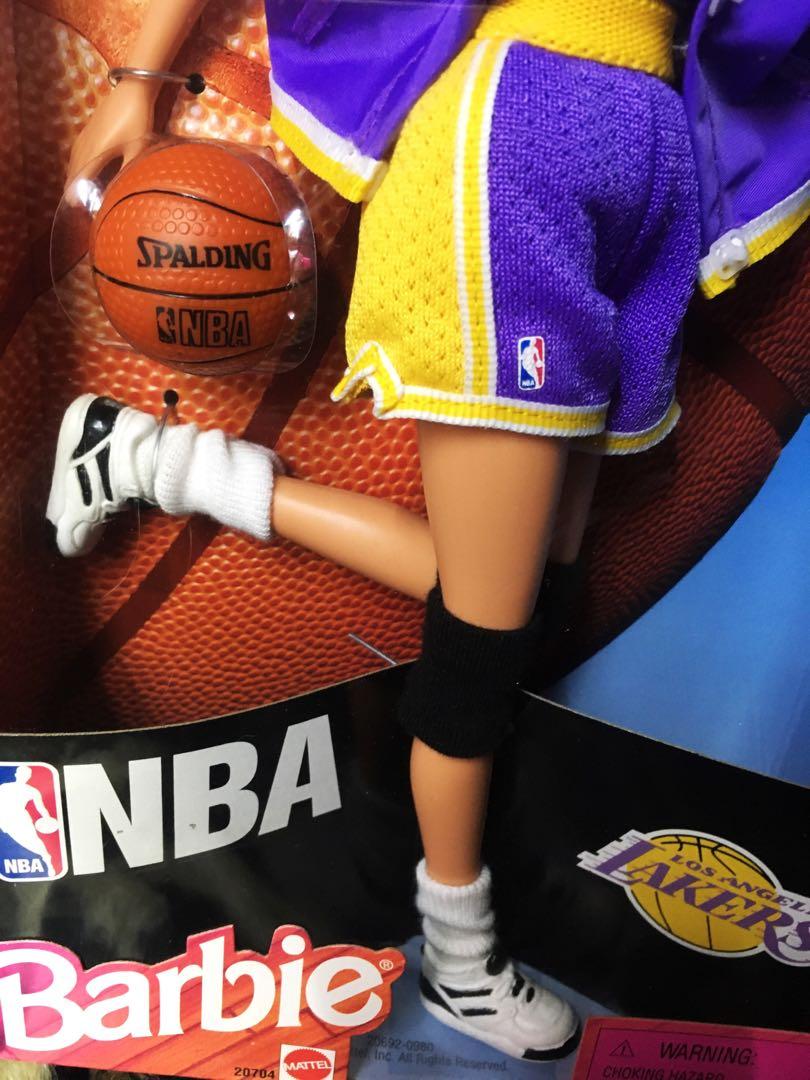 1998 L.A. LAKERS NBA Collectors Barbie, Hobbies & Toys, Toys & Games on ...