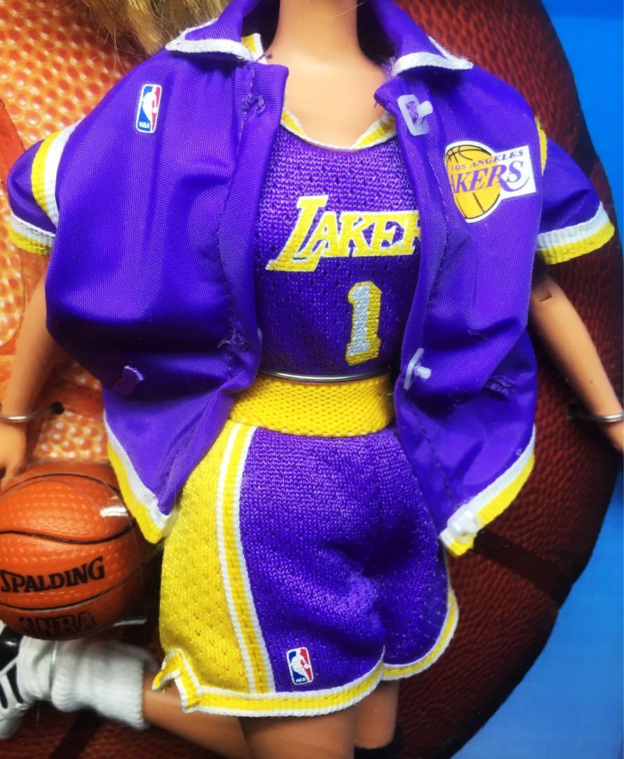 1998 L.A. LAKERS NBA Collectors Barbie, Hobbies & Toys, Toys & Games on ...