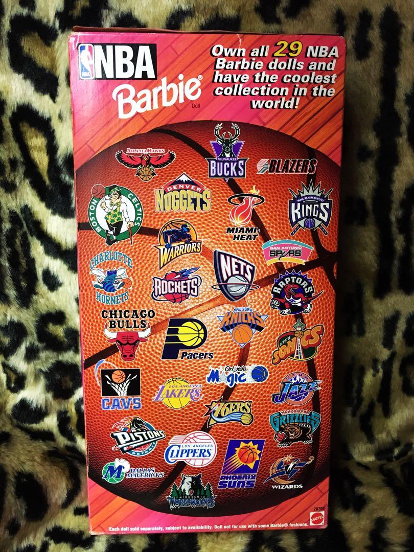 1998 L.A. LAKERS NBA Collectors Barbie, Hobbies & Toys, Toys & Games on ...