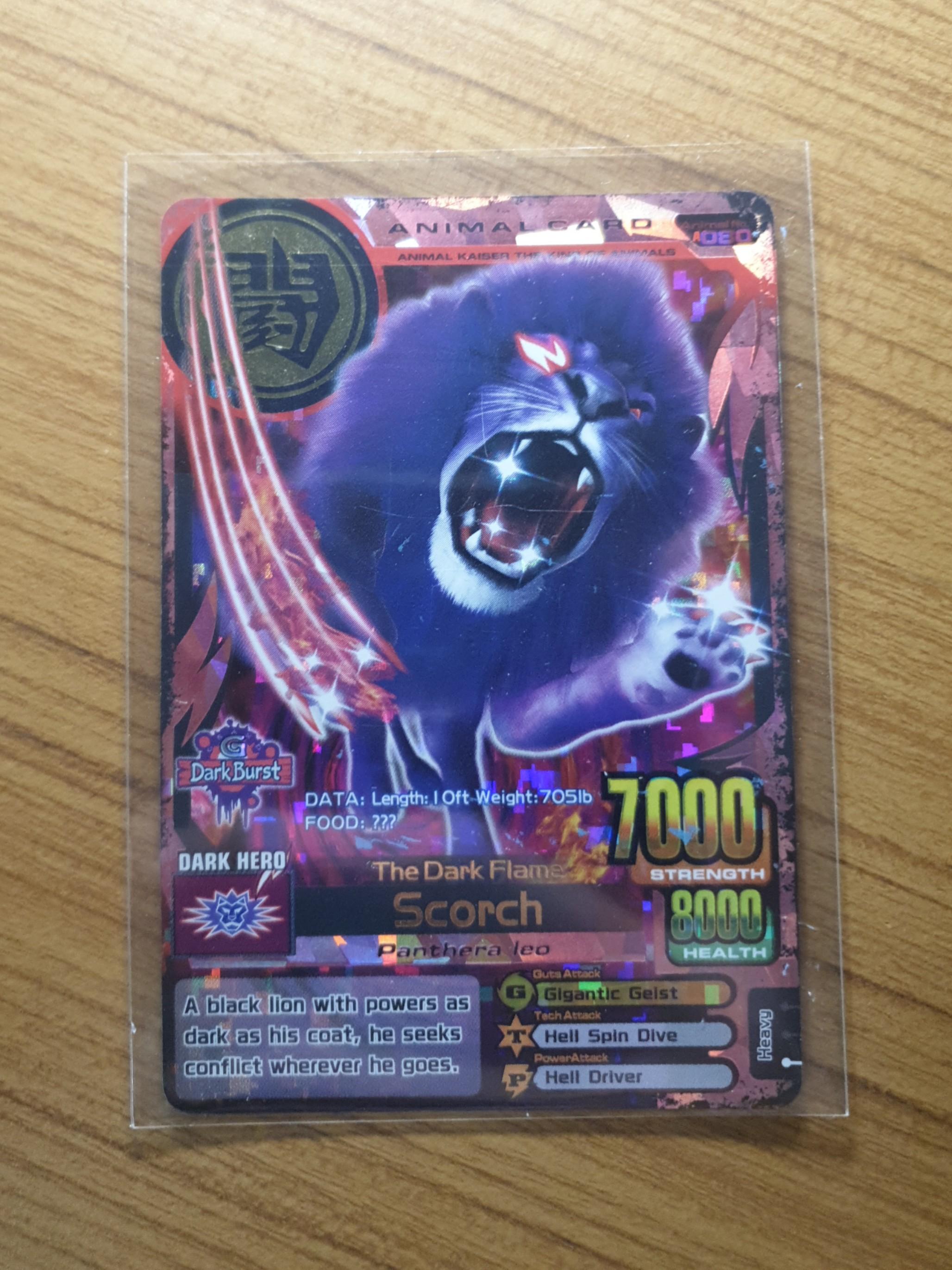ULTRA RARE Animal Kaiser Ver.5 Limited Scorch Card, Hobbies & Toys ...