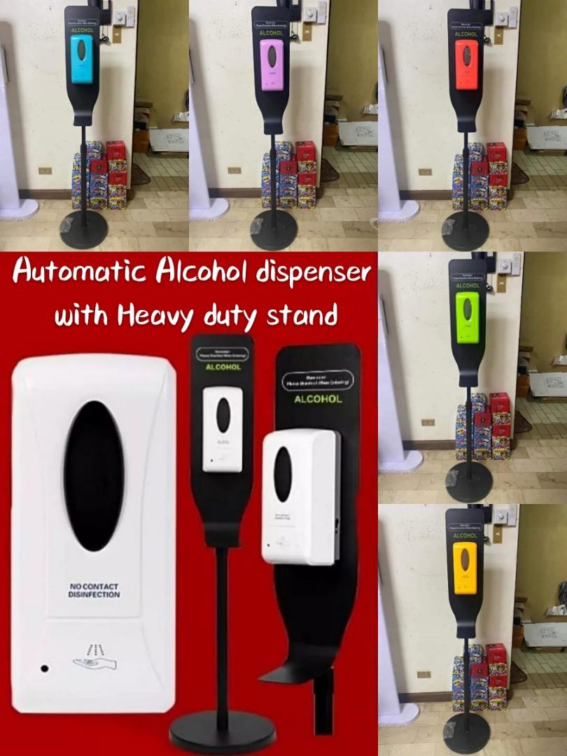 Automatic alcohol dispenser with stand in different colors, TV & Home ...