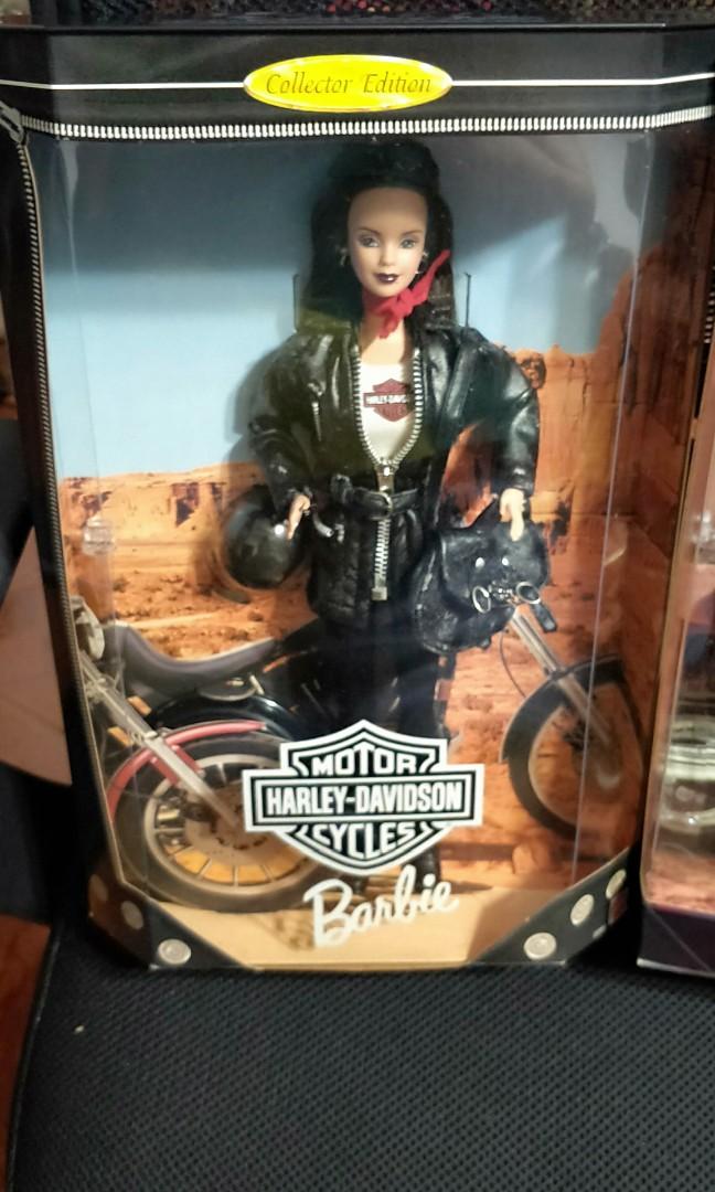 Barbie Motor Harley Davidson Cycles and Barbie dolls collection edition ...