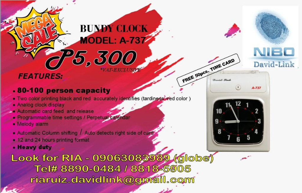 Bundy clock analog / time recorder, Audio, Voice Recorders on Carousell