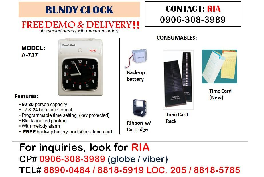 Bundy clock analog / time recorder, Audio, Voice Recorders on Carousell