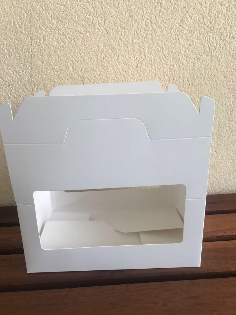 Cake Box with Window and Handle, Furniture & Home Living, Kitchenware ...
