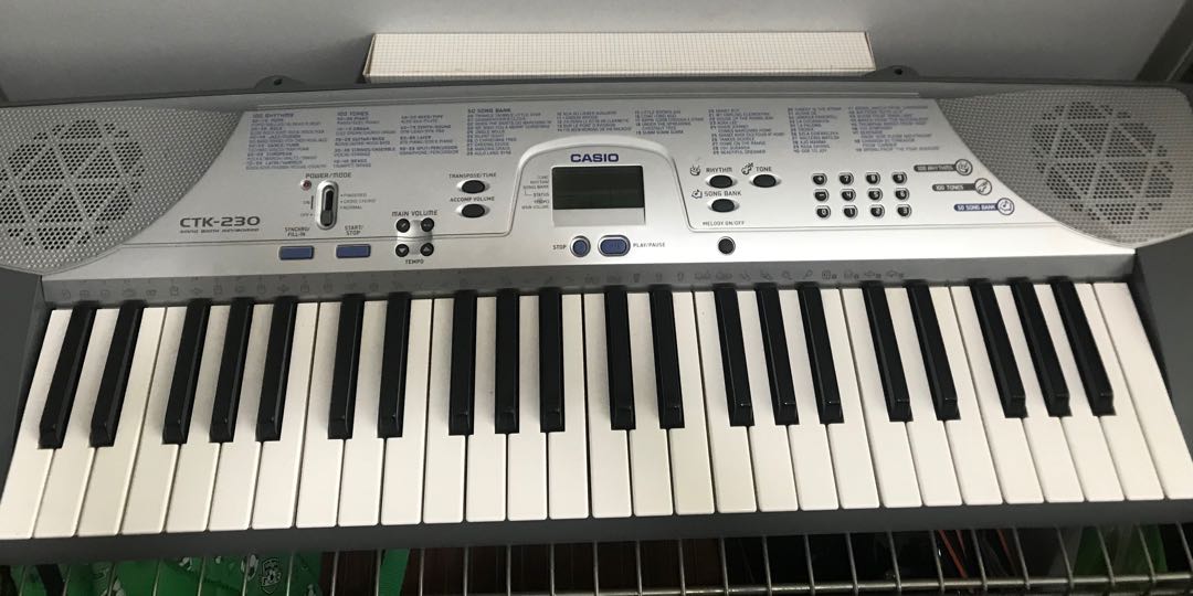 Casio Electronic Keyboard, Hobbies & Toys, Music & Media, Musical ...