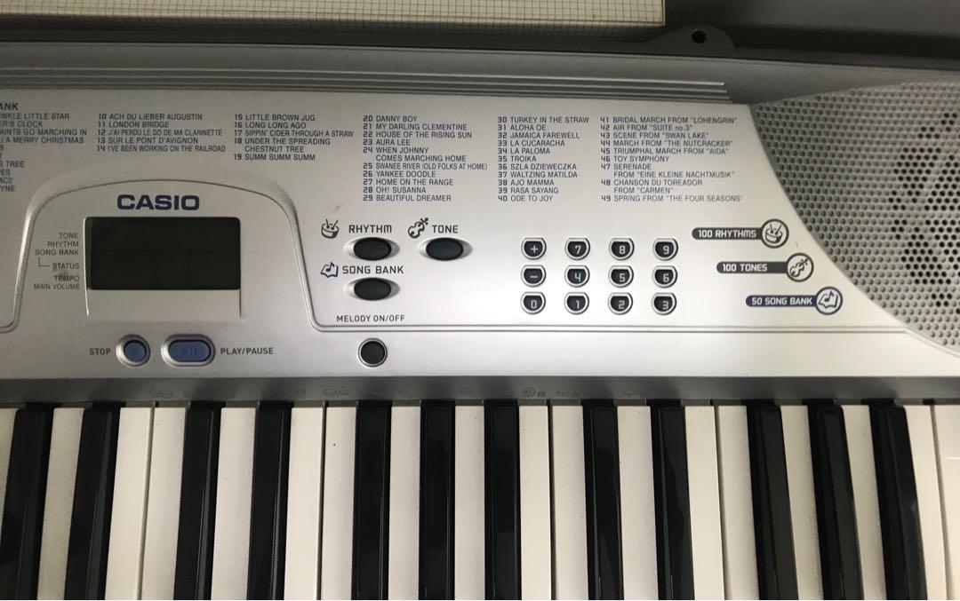 Casio Electronic Keyboard, Hobbies & Toys, Music & Media, Musical ...