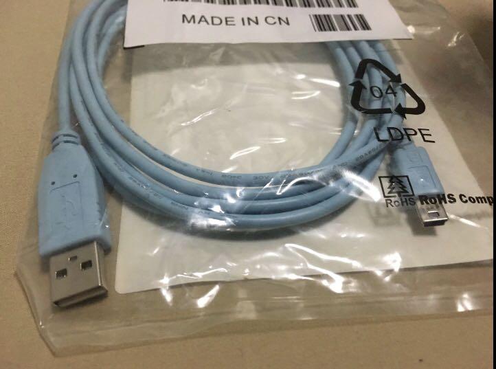 Cisco Console Cable Ft With Usb Type A And Mini B Pn Cab Console Usb Computers Tech
