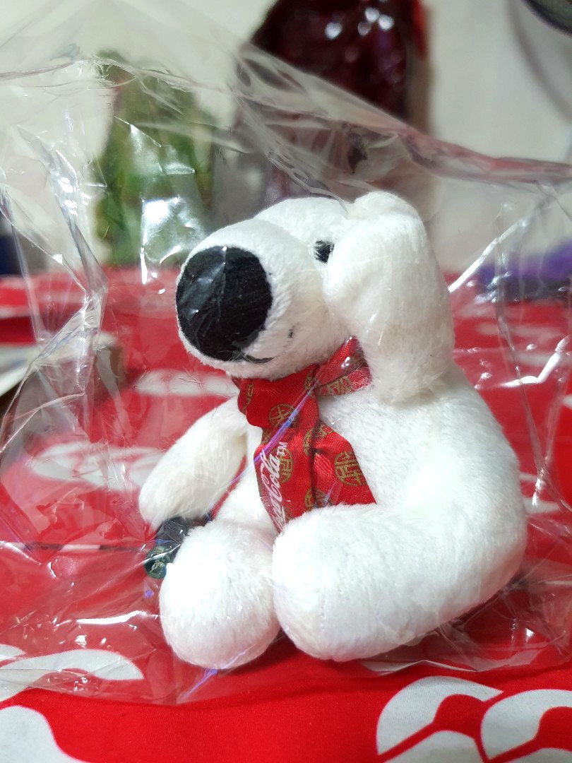Cute Coca-Cola bear, Hobbies & Toys, Toys & Games on Carousell
