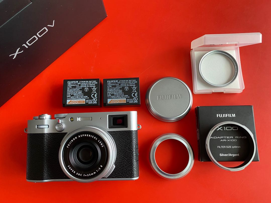 Fujifilm X100V silver full set mint with local warranty - best deal ...