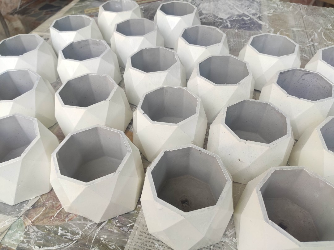 Geometric pots, Furniture & Home Living, Gardening, Gardening Tools ...