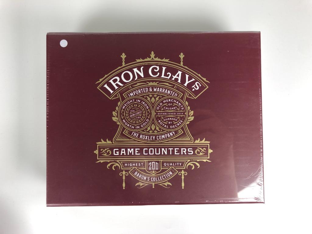Iron Clays & Spades Game Counters (200 set Baron's Collection), Hobbies ...