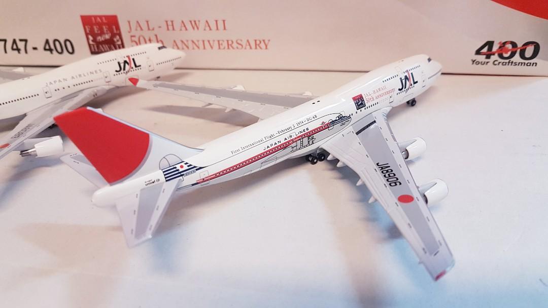 JAL B744 "Jal-Hawaii 50th Anniversary", Hobbies & Toys, Toys & Games on Carousell