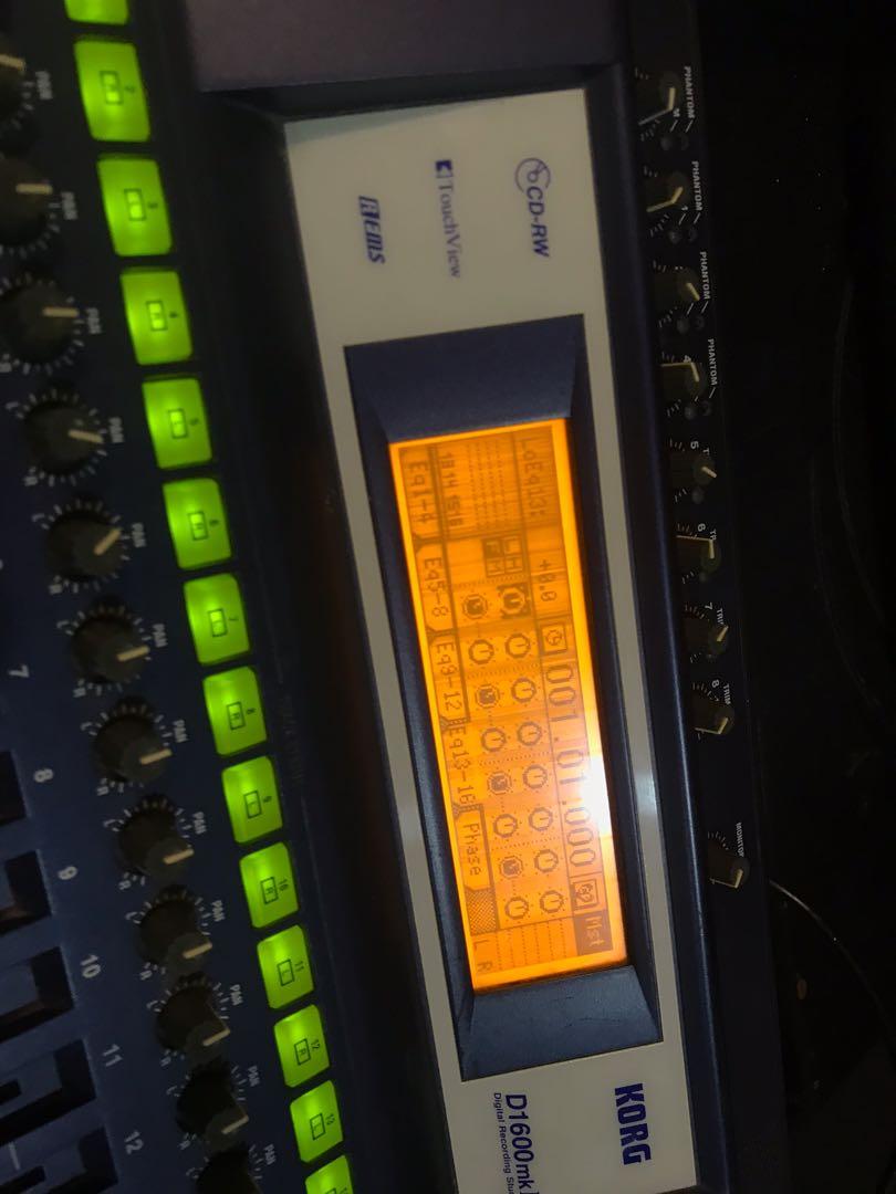 Korg D1600 mk2 Digital Recording, Hobbies & Toys, Music & Media ...
