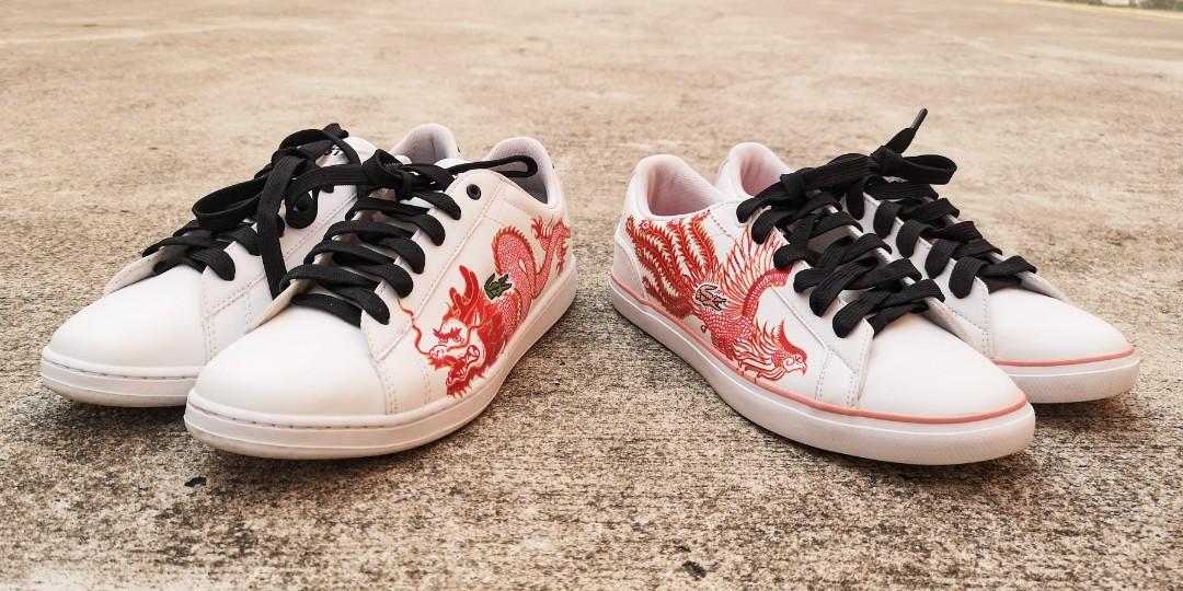 Lacoste dragon and phoenix (custom), Men's Fashion, Footwear, Dress ...