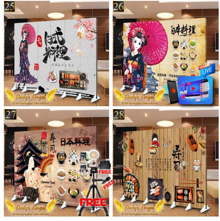 Live Stream Background Divider with live streaming / karaoke set ...