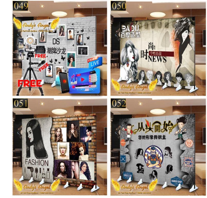 Live Stream Background Divider with live streaming / karaoke set ...