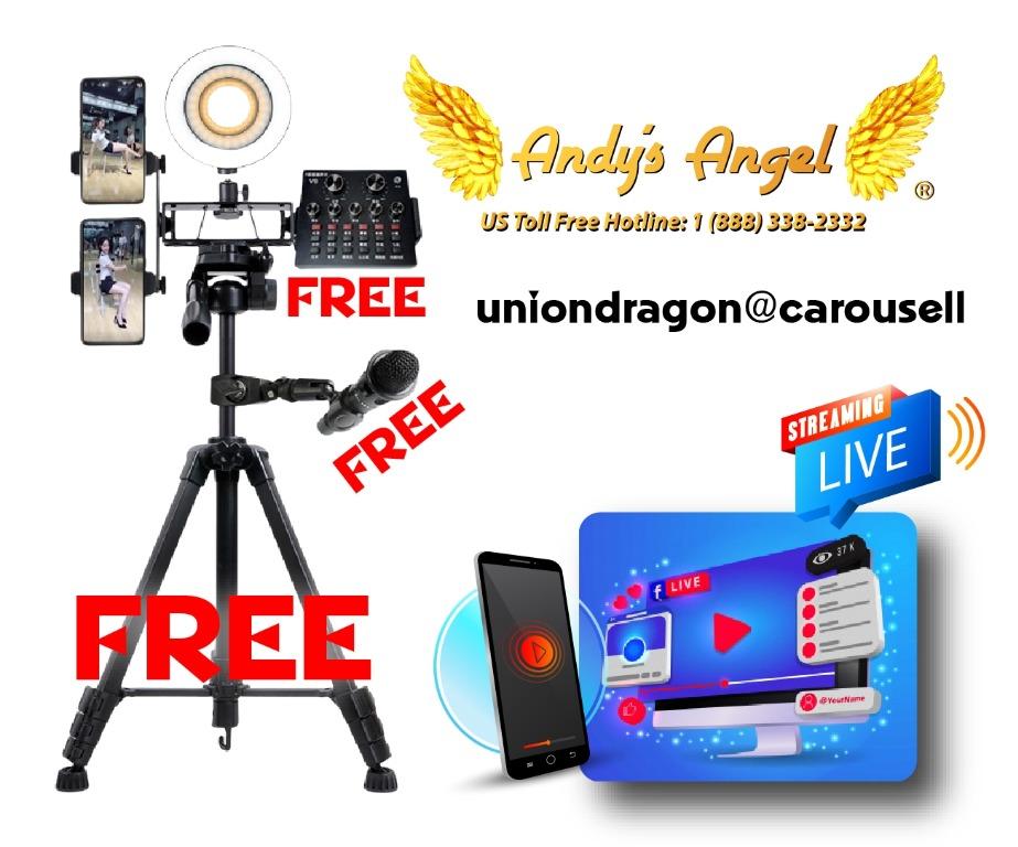 Live Stream Background Divider with live streaming / karaoke set ...