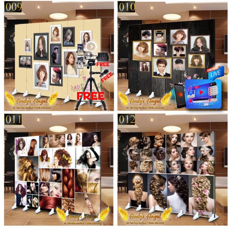 Live Stream Background Divider with live streaming / karaoke set ...