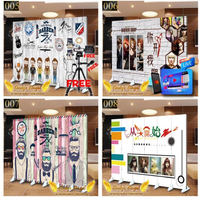 Live Stream Background Divider with live streaming / karaoke set ...