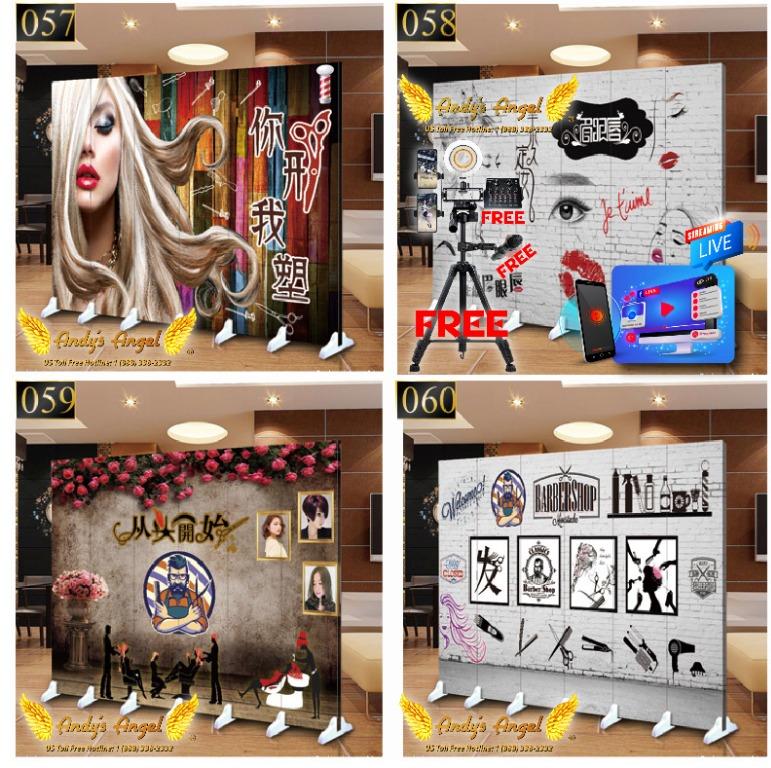 Live Stream Background Divider with live streaming / karaoke set ...