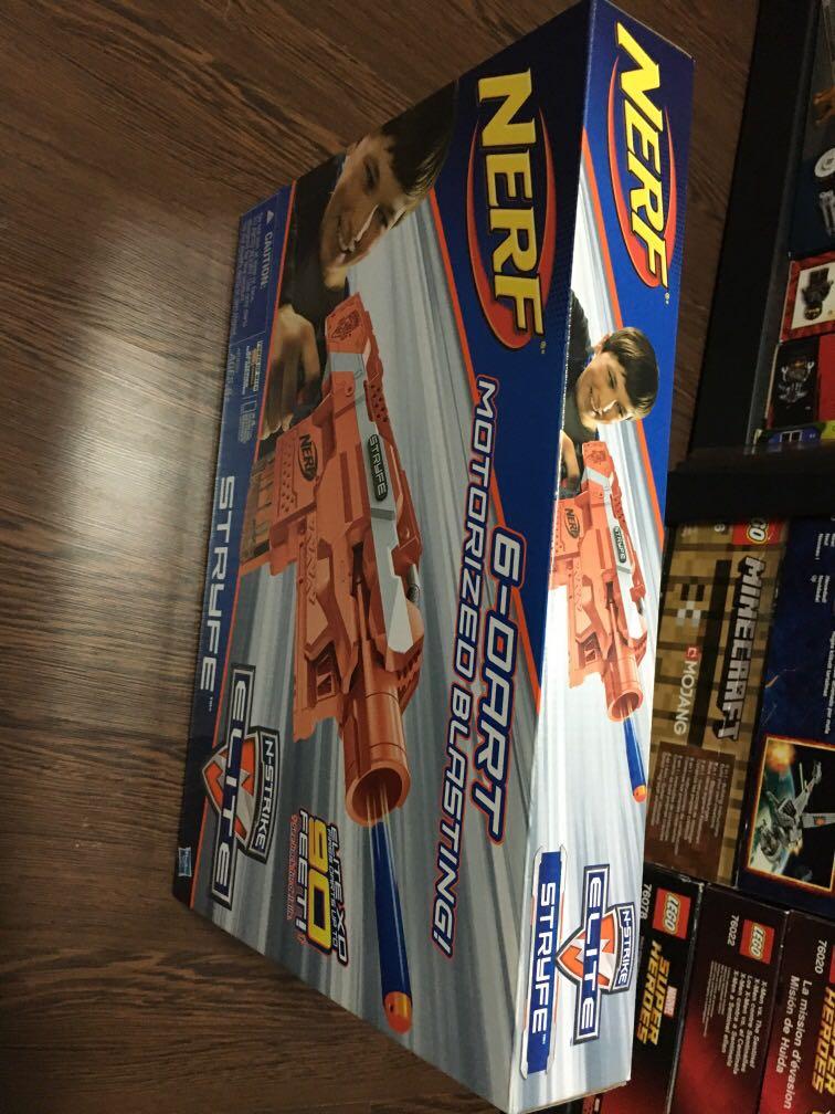 Nerf stryfe in box packaging (New), Hobbies & Toys, Toys & Games on ...
