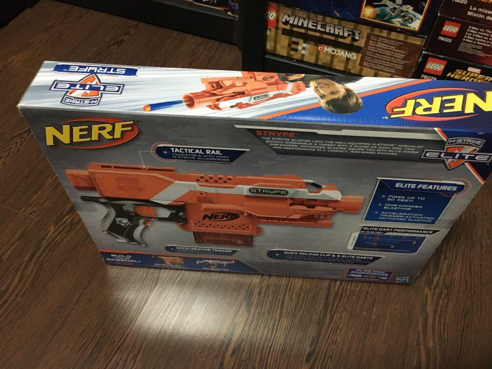 Nerf stryfe in box packaging (New), Hobbies & Toys, Toys & Games on ...