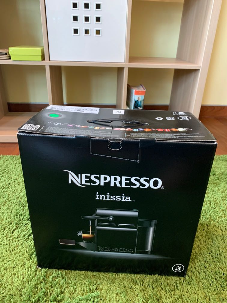 Nespresso Inissia Coffee Machine (*NEW*) (self pickup, non nego), TV ...