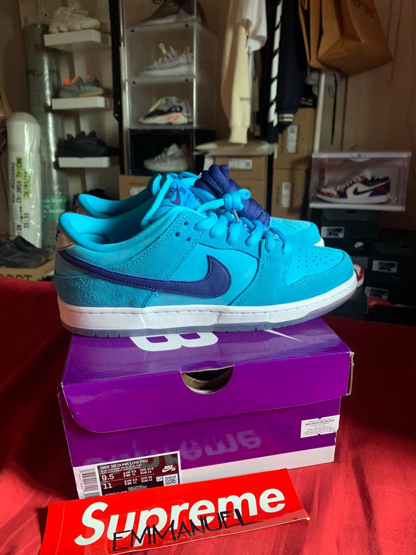 Nike sb dunks blue furry, Men's Fashion, Footwear, Sneakers on Carousell