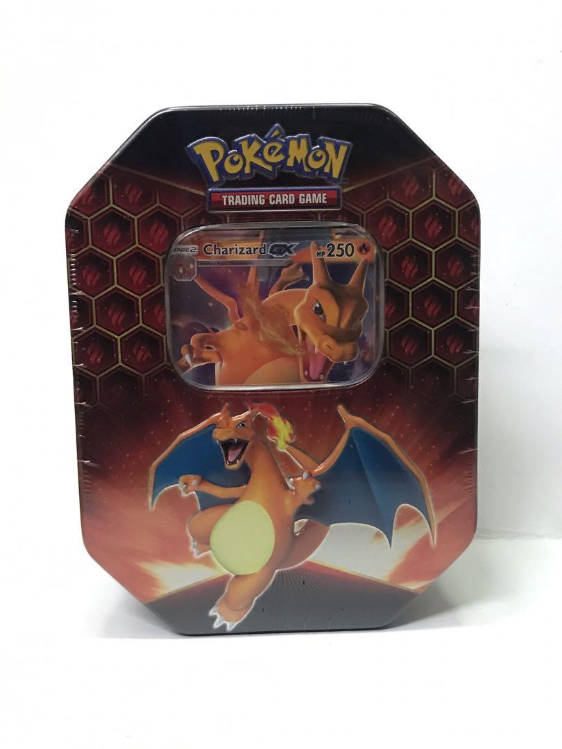 Pokemon Hidden Fates Tin - Charizard GX, Hobbies & Toys, Toys & Games ...