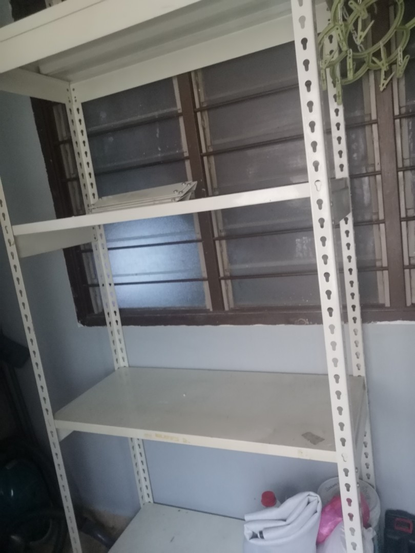 rak besi heavy-duty, Furniture & Home Living, Furniture, Shelves ...