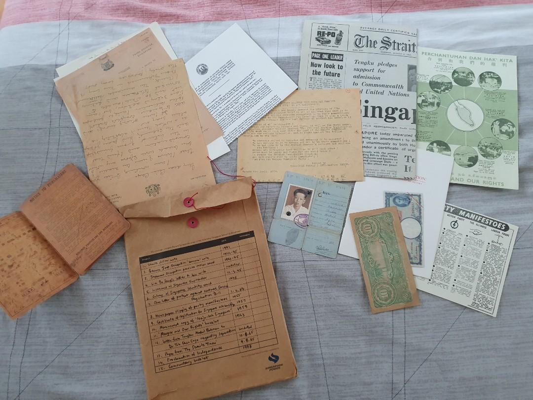 Rare Singapore Historical Document Reproductions 1941 - 1965, Hobbies ...