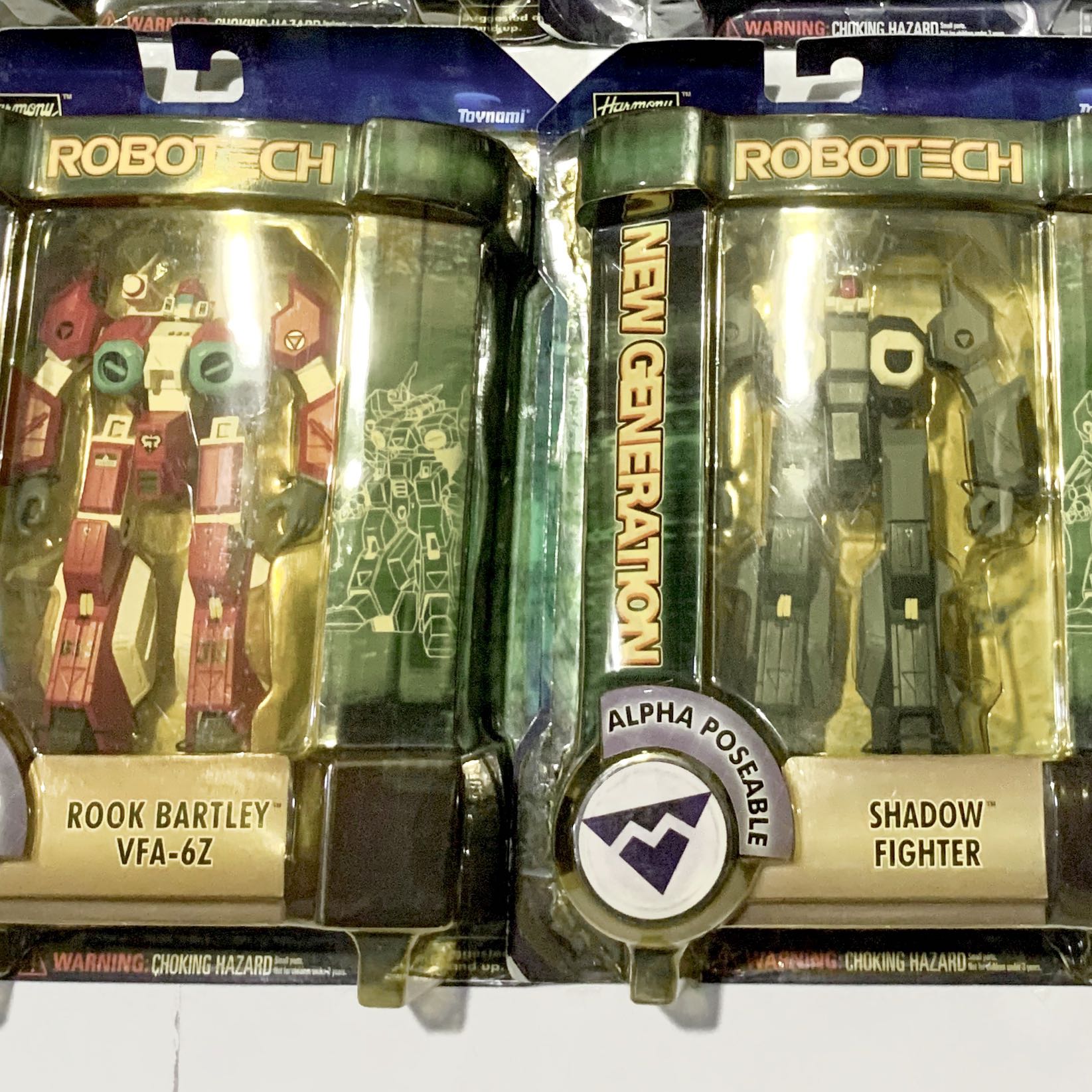 Robotech New Generation (Mospeada) super posables - Rook Alpha and ...