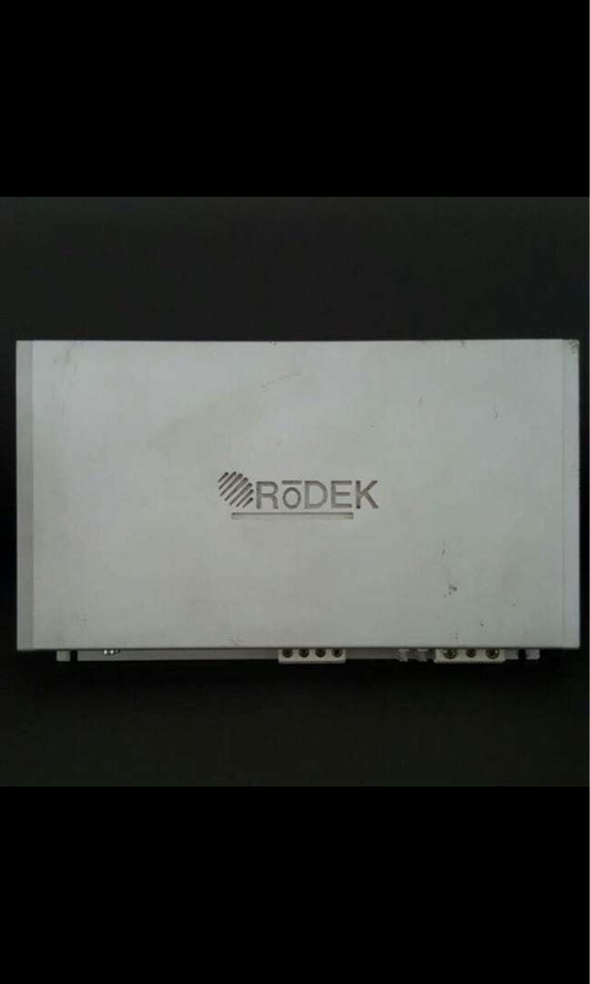 Rodek RA-graphic x2 bridgeable 2 channel in car amplifier 1000 watts ...