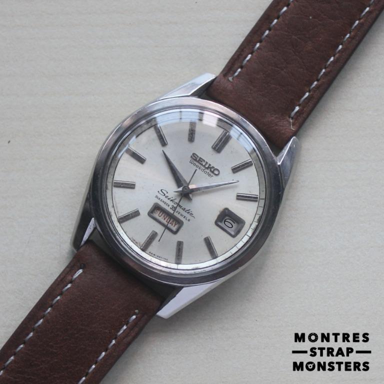Seiko 6218 "Weekdater" Vintage Automatic Dress Watch, Luxury, Watches ...