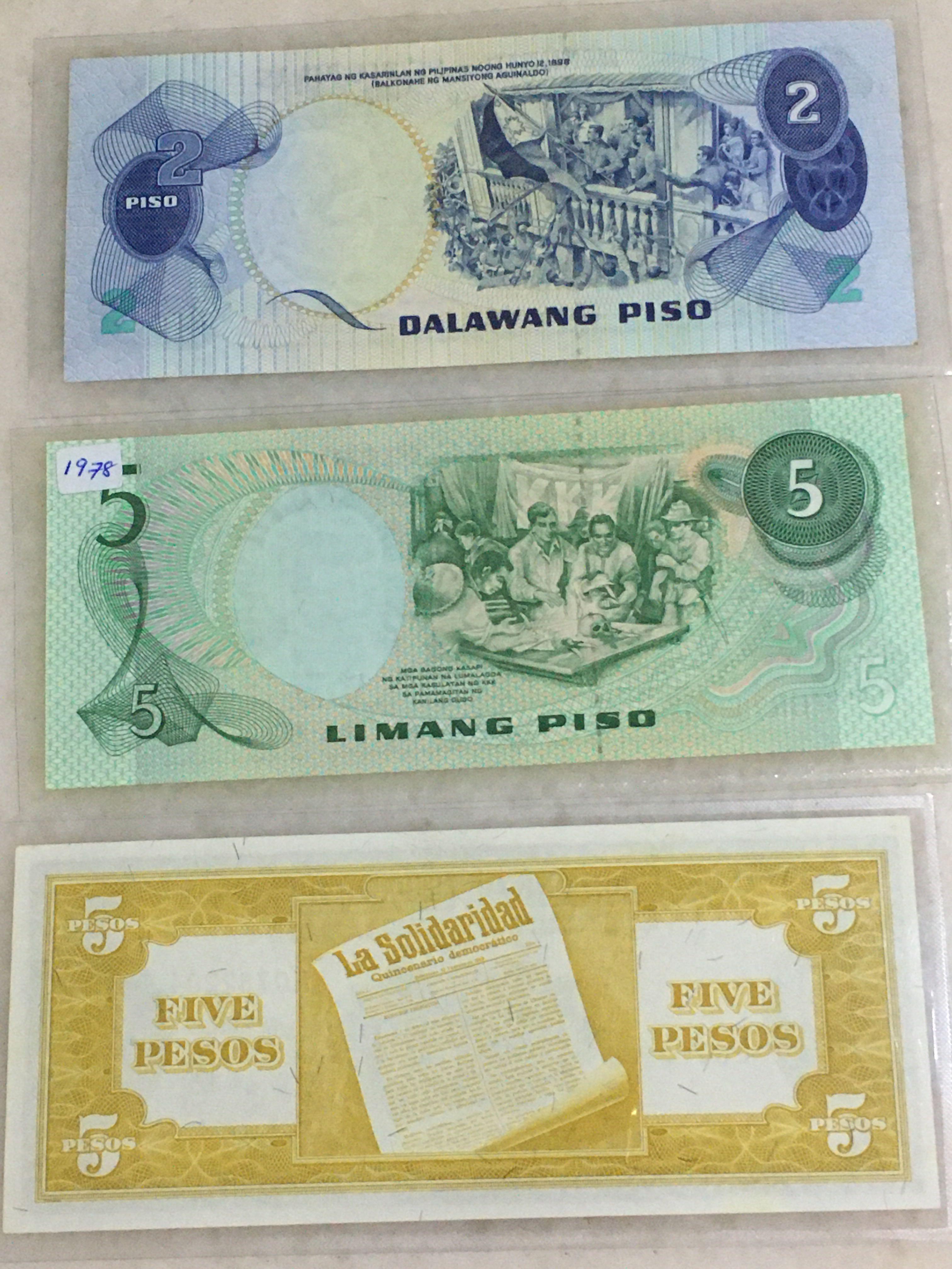 SET OF PHILIPPINE NOTE, Hobbies & Toys, Memorabilia & Collectibles ...