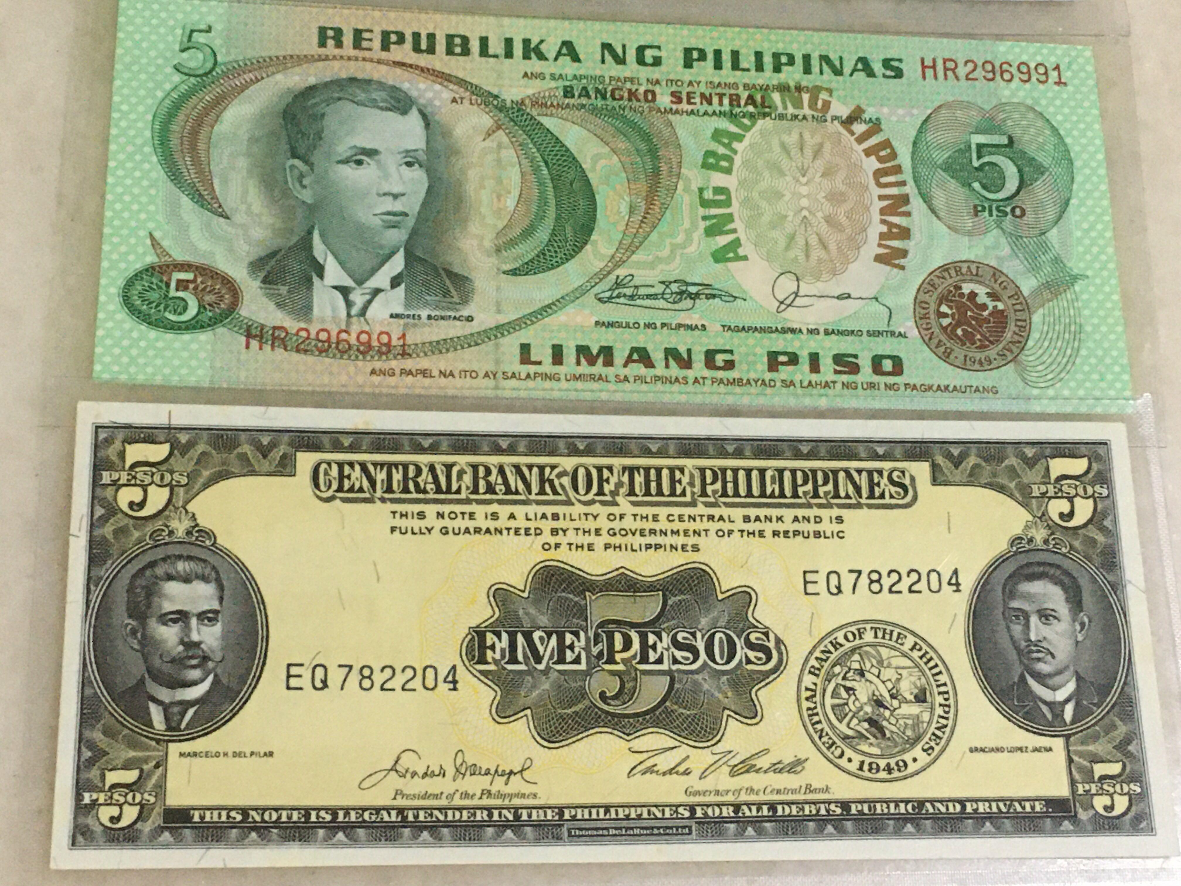 SET OF PHILIPPINE NOTE, Hobbies & Toys, Memorabilia & Collectibles ...
