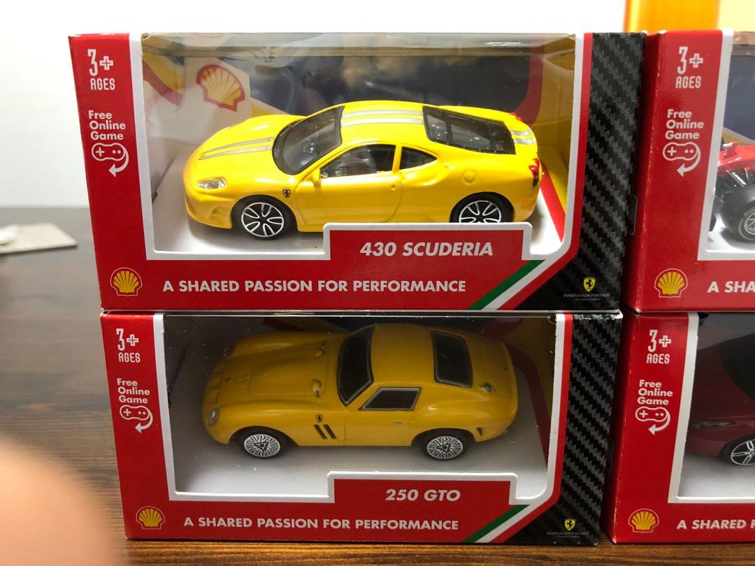 Shell V-Power Car Collection 1/43 Ferrari, Hobbies & Toys, Toys & Games ...