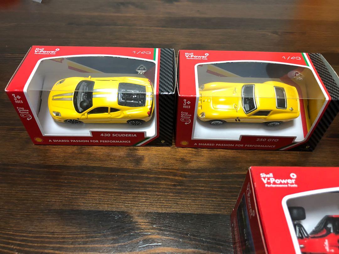 Shell V-Power Car Collection 1/43 Ferrari, Hobbies & Toys, Toys & Games ...