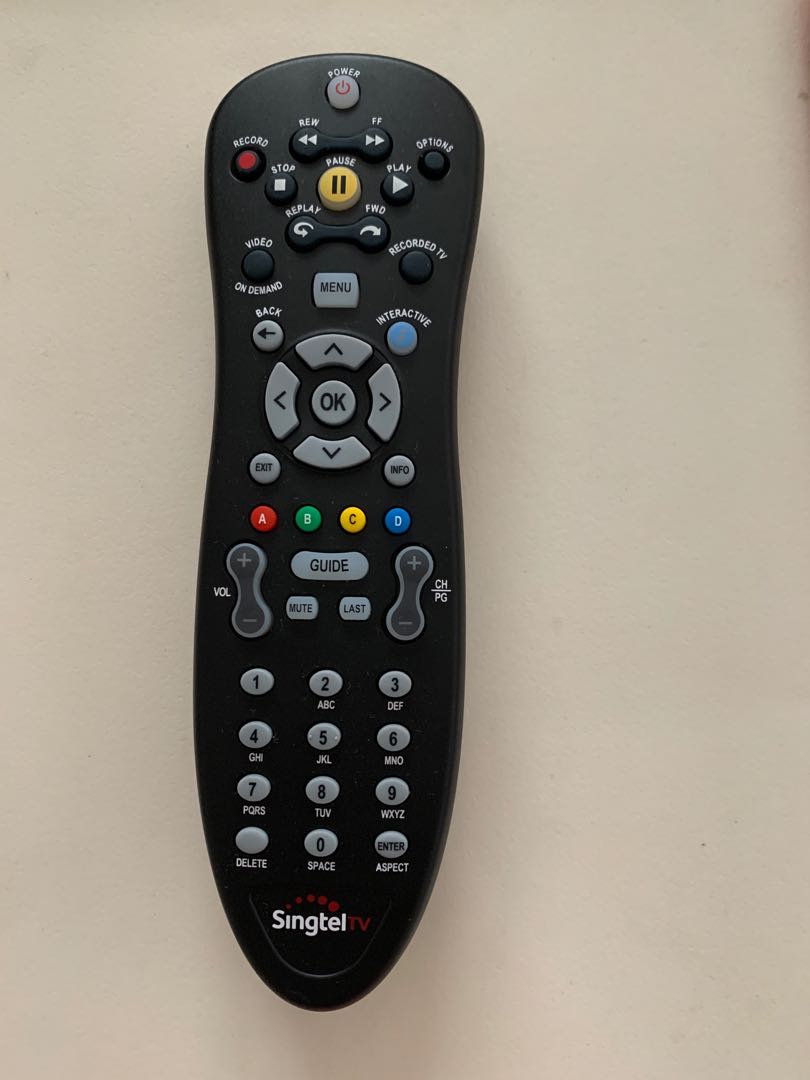 Singtel remote control, TV & Home Appliances, TV & Entertainment, TV ...