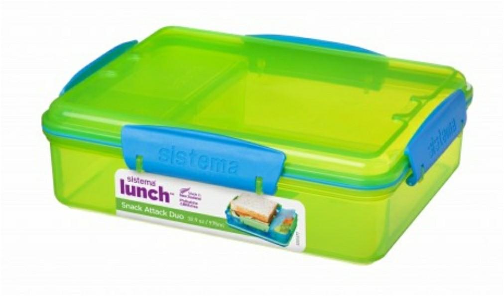 Sistema lunch box (Snack attack duo) Ready stock!, Furniture & Home ...