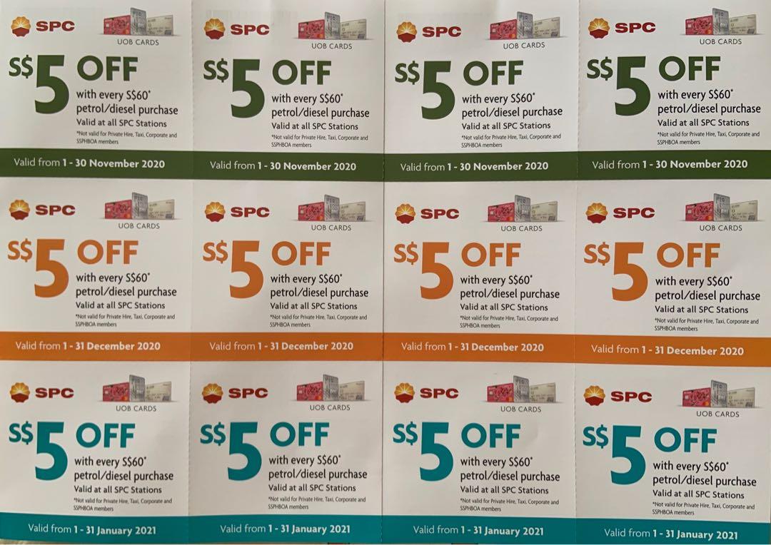 SPC x UOB Voucher, Tickets & Vouchers, Vouchers on Carousell