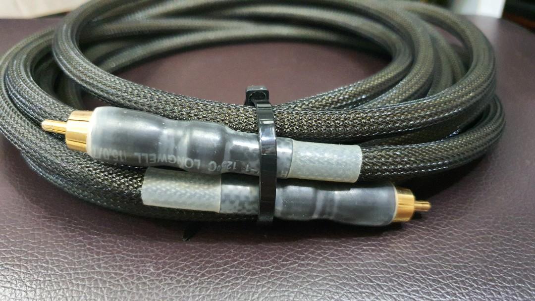 Subwoofer LFE cable 5m shielded, Audio, Portable Audio Accessories on ...