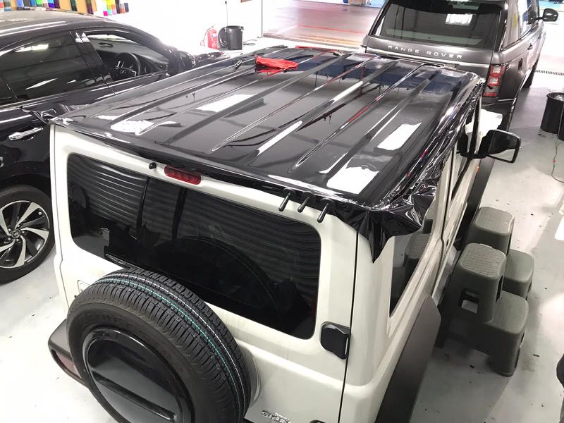 Suzuki Jimny Roof Wrap Ultra Gloss Black, Car Accessories, Accessories ...
