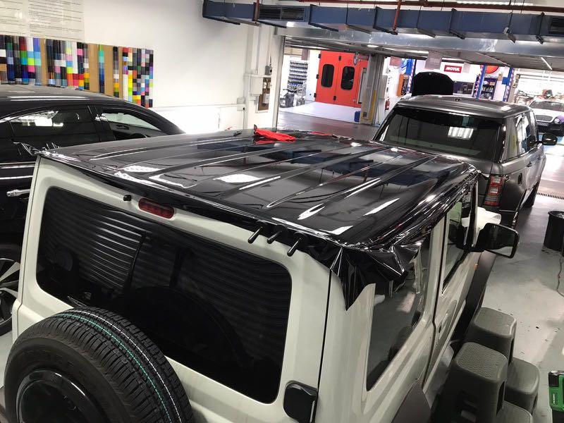 Suzuki Jimny Roof Wrap Ultra Gloss Black, Car Accessories, Accessories ...