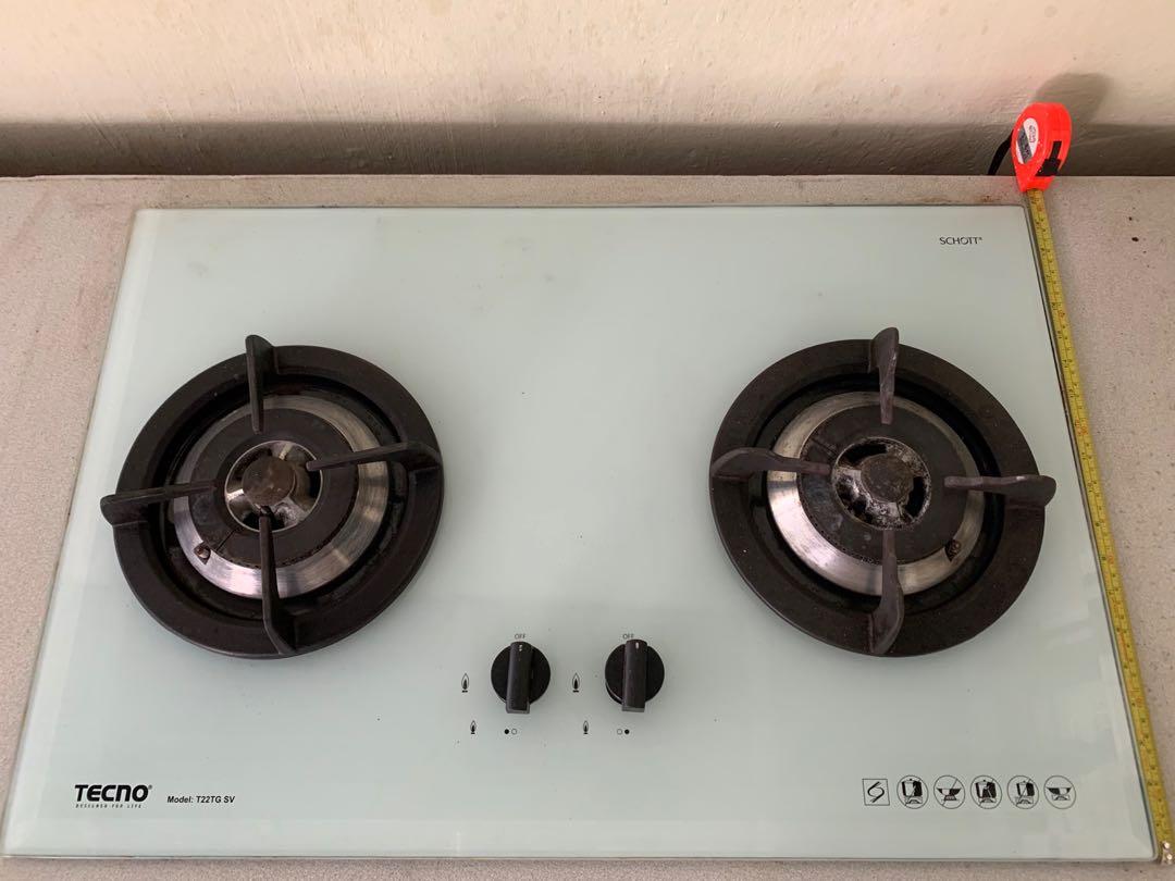 Techno Glass Gas Hob, TV & Home Appliances, Kitchen Appliances, Cookers ...
