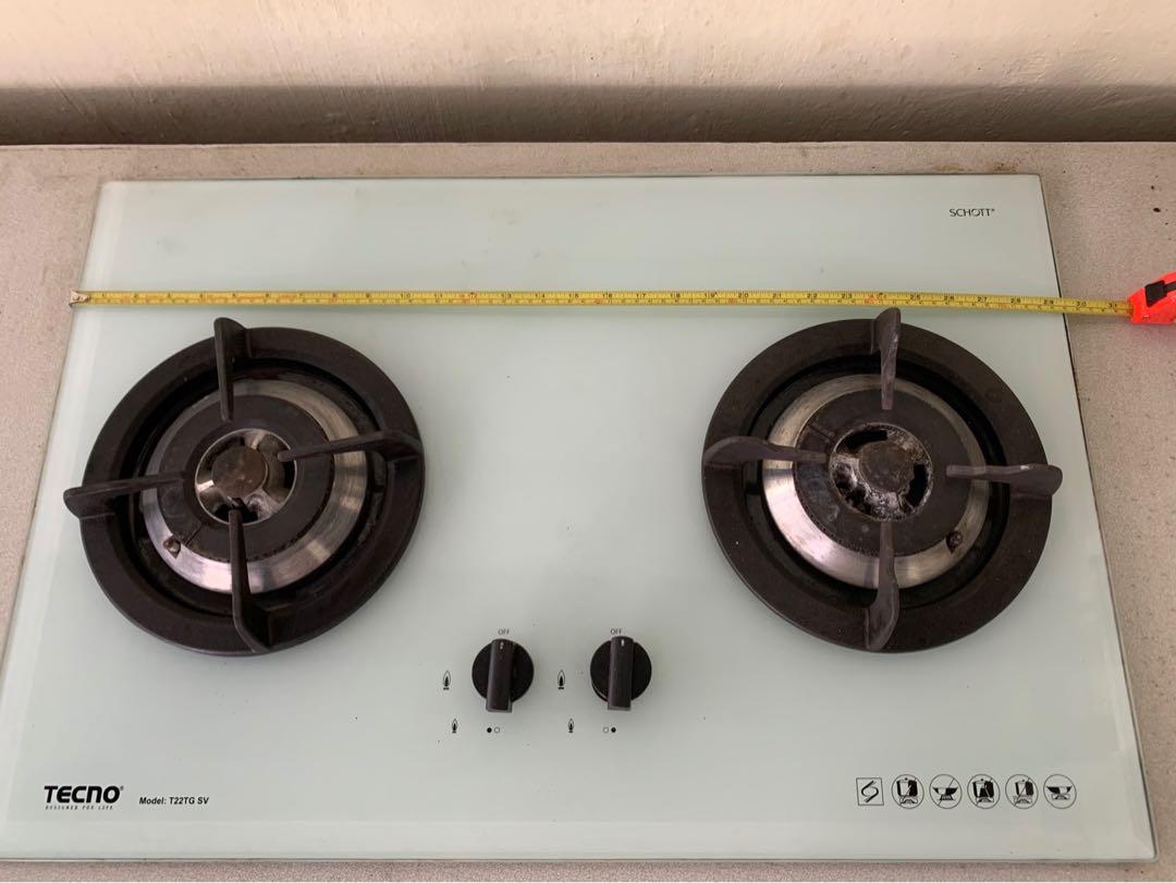 Techno Glass Gas Hob, TV & Home Appliances, Kitchen Appliances, Cookers ...